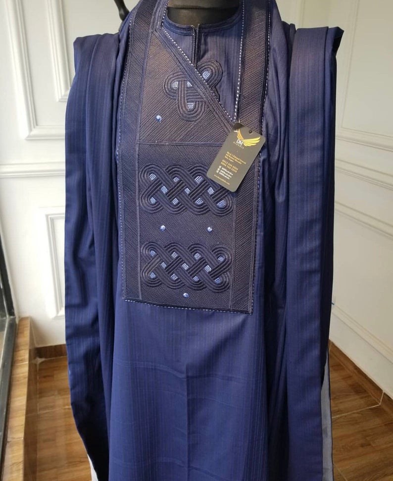Native African Outfit for men. 3 piece Agbada Set for Men - Mahiber | 2026